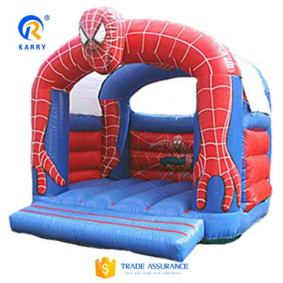 China PVC Customized Color Spider-Man Bouncy Castle for Outdoor Kids Inflatable Sport Games for sale
