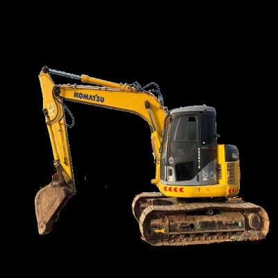 Cina 13.8 tonnellate di utilizzo Giappone importato Komatsu pc 138US escavatore a strisce di alta qualità e scarse ore di lavoro pronto per la vendita in vendita