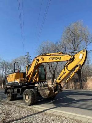 Cina 13 tonnellate pronta per il lavoro Corea importato Hyundai R150W-9 Used escavatore a ruote con le migliori prestazioni in vendita in vendita