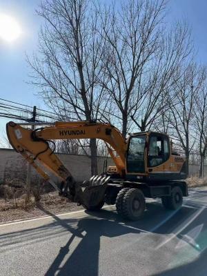 Cina 13 tonnellate pronta per il lavoro Corea importato Hyundai R150W-9 Used escavatore a ruote con le migliori prestazioni in vendita in vendita