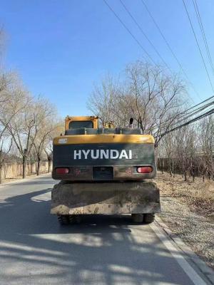 Cina 13 tonnellate pronta per il lavoro Corea importato Hyundai R150W-9 Used escavatore a ruote con le migliori prestazioni in vendita in vendita