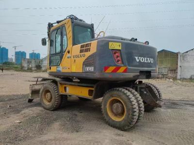 China Used Volvo EW145B Wheeled Excavator Reliable Second-Hand Wheel Excavator for sale
