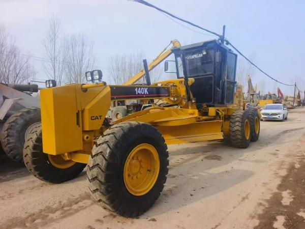 Quality Used CAT 140K Motor Grader 17.27 T Transport Height 3.35 M for sale