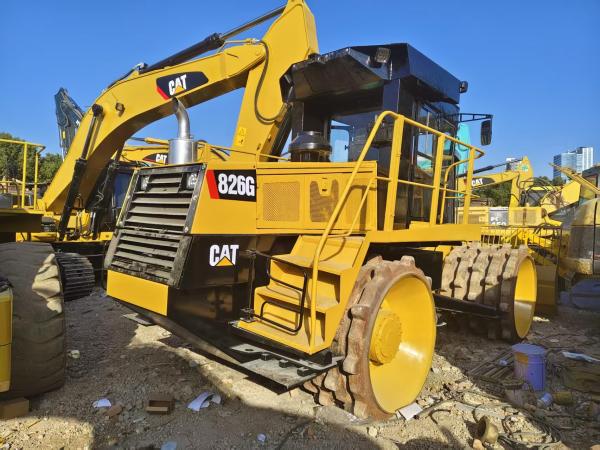 Quality Used Caterpillar 826G Landfill Compactor 35t 235kW for sale