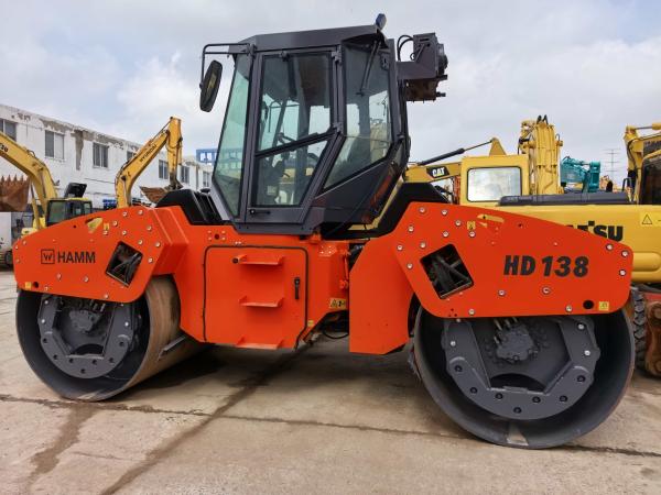Quality Used Hummer HD138 Vibratory Road Roller 13.82t 100kW for sale