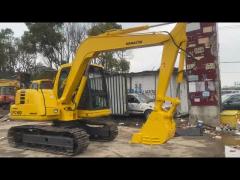 Gebruikte KOMATSU-kruipergraver PC60-7 tweedehands KOMATSU-PC60-7 spoorgraver Graafmachine