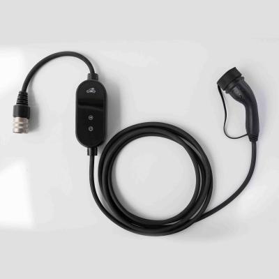 China Mini Cooper ev ev Portable Charger, ac, Single Phase, 110-250v, 32a, 7.3kwh, Type-2 iec-62196-2, CEE Industrial Plug, 5 Meter Length or Level-2 Electric Vehicle onboard Home Charger for Electric car for sale