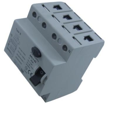 China Type B IP20 RCD Circuit Breaker 40A 3 Phase 4 Pole MCB Electromagnetic Mode for sale