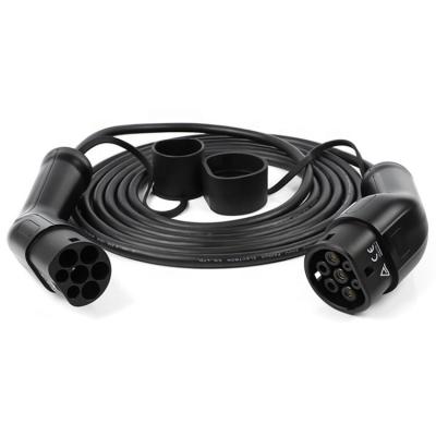 China 32A 3P 22kW 22kW Type 2 To Type 2 EV Charging Cable IEC 62196 5m for sale