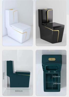Cina sgrossatura di 300mm 400mm nel colore di lusso dell'oro verde della toilette sanitaria degli articoli in vendita