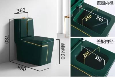 Cina sgrossatura di 300mm 400mm nel colore di lusso dell'oro verde della toilette sanitaria degli articoli in vendita