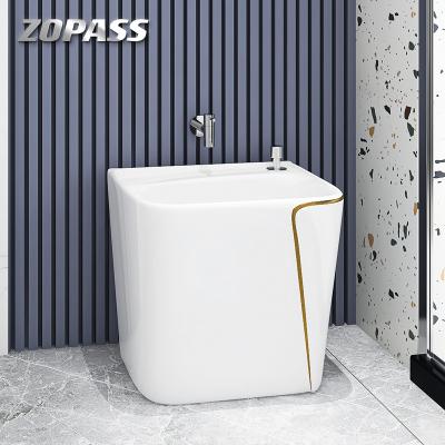 Cina Lavabo sanitario del bambino degli articoli della ceramica del pavimento di zazzera del bacino domestico del lavandino in vendita