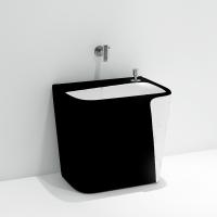 China Rectangular Ceramic Mop Sink 440x300x400mm Blue Black Pink Light Grey Green for sale