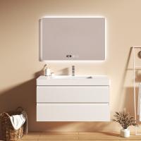 China Plasticity Solid Wood Bathroom Cabinets for sale