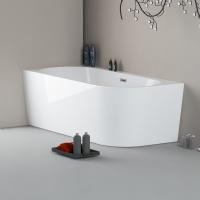 China Oval Free Standing Acrylic Bathtub 1700x760mm Solid Surface Freestanding Soaking Tub for sale