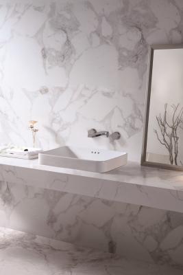 Cina Lavandino bianco del bagno del piano d'appoggio di Art Rectangular Sanitary Ware Basin in vendita