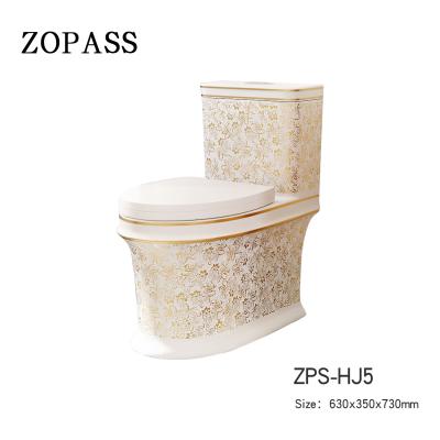Cina toilette di un pezzo di 630*350*730mm Siphonic in vendita