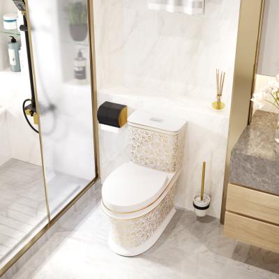 Cina toilette di un pezzo di 630*350*730mm Siphonic in vendita
