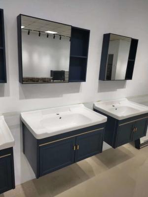 Cina Vanità fissata al muro 80cm blu scuro del bagno rispettosa dell'ambiente in vendita