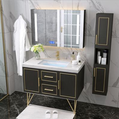Cina Nessun colore blu scuro su ordinazione di Brown del Governo di vanità del bagno di ossidazione in vendita