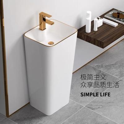 Cina Progettazione moderna dell'oro bianco degli articoli 9L del lavandino indipendente sanitario del bacino in vendita