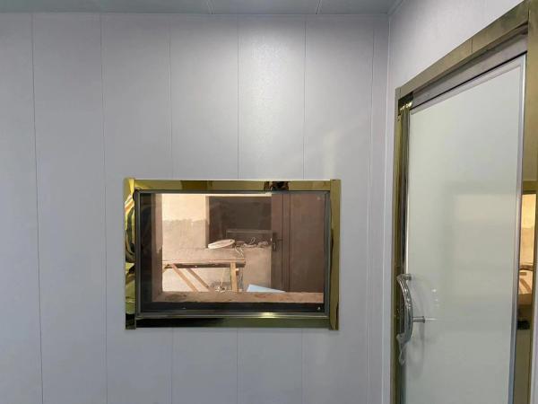 Quality Double Toughened Glass Shielded Window Double Screen Window Copper Clad for sale