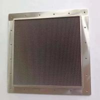 China Gold Plated Surface Ventilation Waveguide Window For Microwave Frequency Band for sale