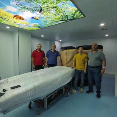 China Sala de proteção de ressonância magnética personalizável com sistema de ventilação HVAC resistente a incêndio de classe A e piso de vinil à venda