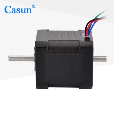 China NEMA 17 Dual Axis Stepper Motor 42×42×48mm 1.68A With Packaging Equipment for sale