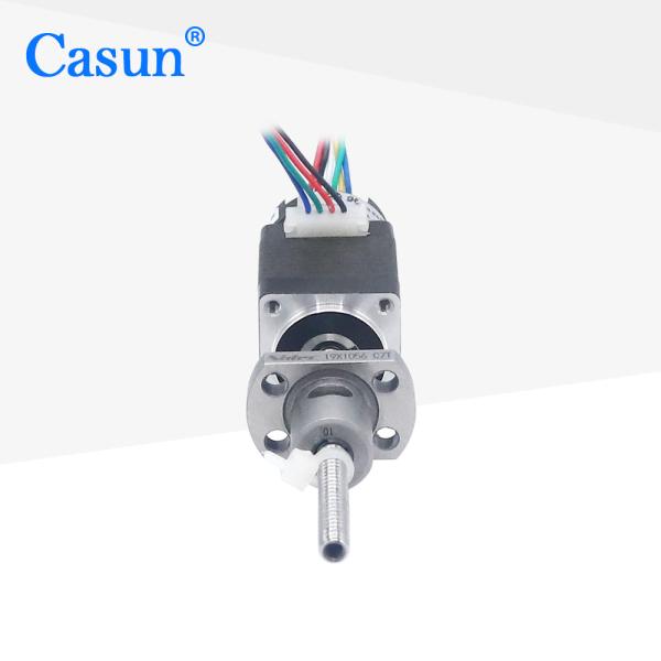 2 phase Nema 8 Bipolaire 1,8 degré moteur à vis à bille pas à pas 28 mm corps avec encodeur 14mN.m