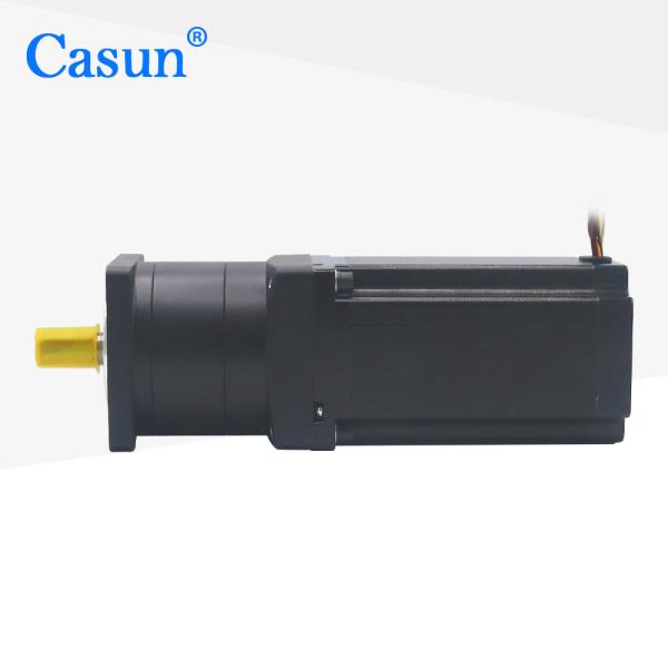 149mm Nema 34 Geared Stepper Motor with Large Reduction Ratio 10 1 Planetary Gearbox