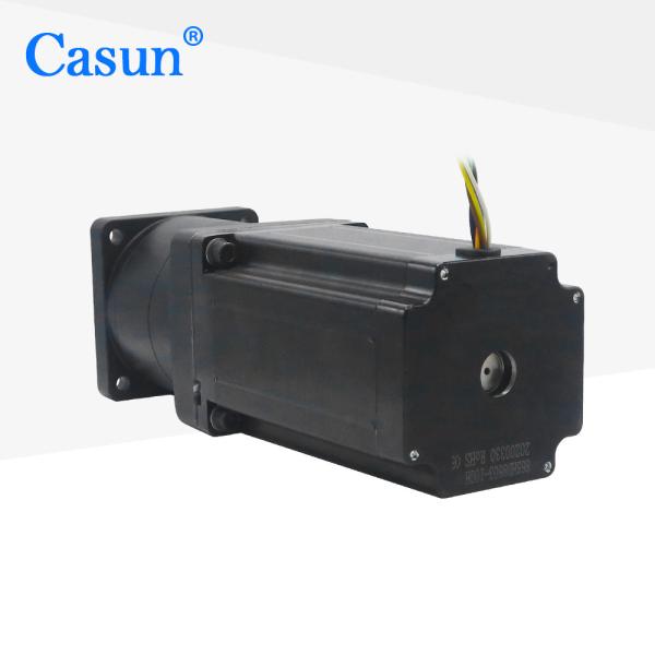 149mm Nema 34 Geared Stepper Motor with Large Reduction Ratio 10 1 Planetary Gearbox