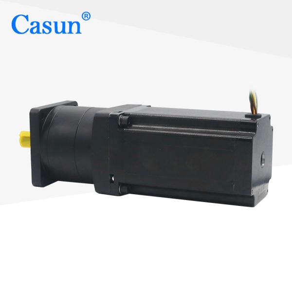 149mm Nema 34 Geared Stepper Motor with Large Reduction Ratio 10 1 Planetary Gearbox