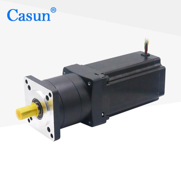 149mm Nema 34 Geared Stepper Motor with Large Reduction Ratio 10 1 Planetary Gearbox