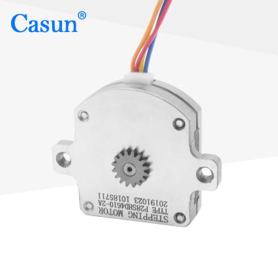 China Thin Stepper Motor NEMA 11 Ultraflat With Gear 0.5A 28*28*9.5mm For SMT Feeder for sale
