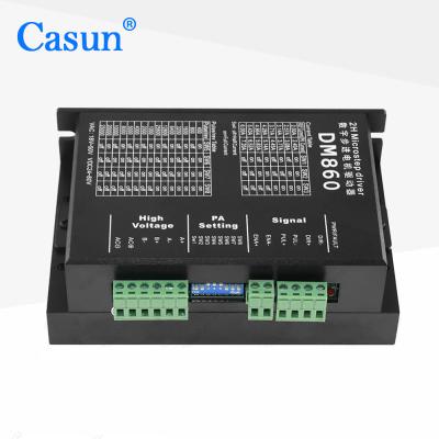 China Casun DM 860 Stepper Motor driver for Nema 23 34 Step Motor Low Noise Low Vibration Low Temperature for sale