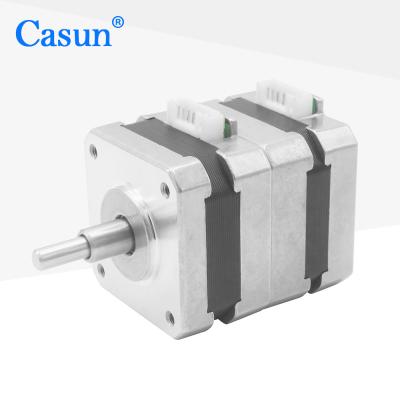 China Casun motor passo duplo de camada personalizada 1,8° grau 0,4AMP para equipamentos médicos à venda