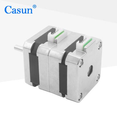 China Casun motor passo duplo de camada personalizada 1,8° grau 0,4AMP para equipamentos médicos à venda