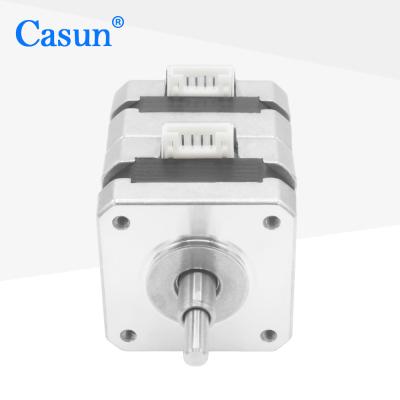 China Casun motor passo duplo de camada personalizada 1,8° grau 0,4AMP para equipamentos médicos à venda