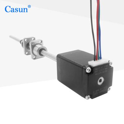 China Casun Motor Ball Screw Stepper Motor 100mN.m 3.78V High Precision Stepper Motor for CNC Machine for sale