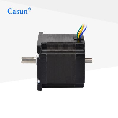 57×57×54mm Dual Shaft Stepper Motor 1.0A 0.9N.m NEMA 23 met precisie-instrumenten