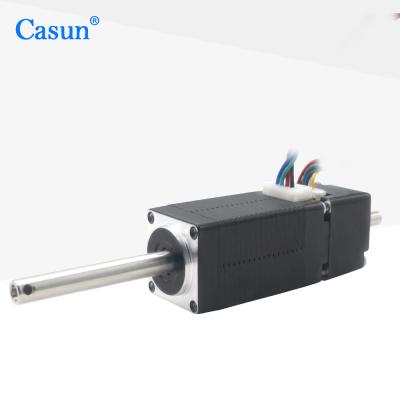 China Casun Nema 8 motor passo-a-passo de eixo especial com codificador 40mN.m 0.6Amp peso leve à venda