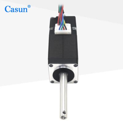 China Casun Nema 8 motor passo-a-passo de eixo especial com codificador 40mN.m 0.6Amp peso leve à venda