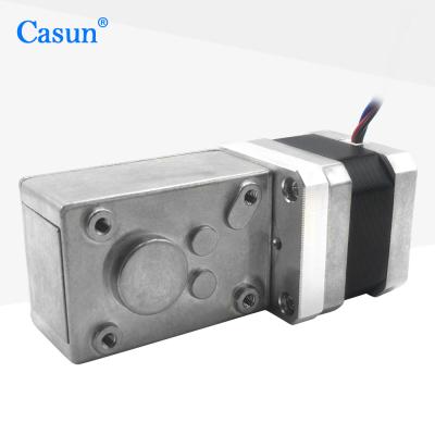 Κίνα Casun Nema 17 Υβριδικός κινητήρας βήματος με μειωτικό ταχυτήτου Worm 270mN.m 2.93V 36/1 αναλογία προς πώληση
