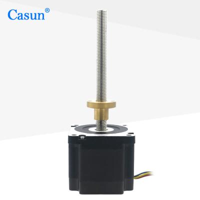China Nema 34 Hybrid Stepper Motor with Brake 24V DC 4.5N.m Big Tough CE RoHS Certificated from Casun Motor for sale