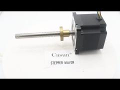 Motor NEMA 24 passos preto 4100mN.M Motor passo duplo de eixo