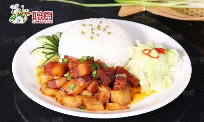 Cina Calore congelato iso per mangiare carne di maiale brasata stufata alimento con le patate in vendita