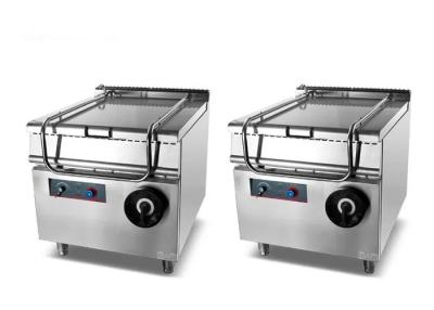 中国 12kw Stainless Steel Tilting Braising Pan Multiple Burners Electronic Ignition Hotel Kitchen 販売のため