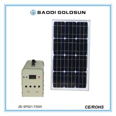 China Solar power system JS-SPS01-T-50W for sale