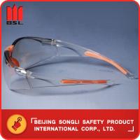 China SLO-GB013-3 Industrial Safety Spectacles with Polycarbonate Lens and CE Certification - 100pcs Carton for sale
